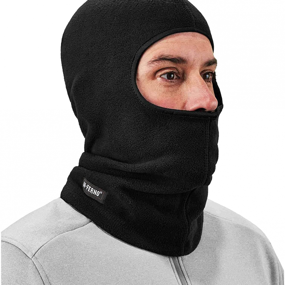 Ergodyne N-Ferno Thermal Balaclavas - 6821 Fleece- Black - Mito Supply